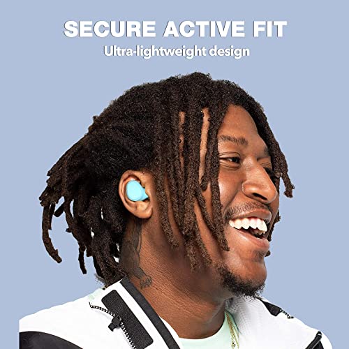 KOSETON E9 True Wireless Earbuds, Baby Blue β Wireless in-Ear Headphones for Running and Sport β Bluetooth Earbuds with a Comfortable, Secure Fit, 30 Hour Battery, Great Sound