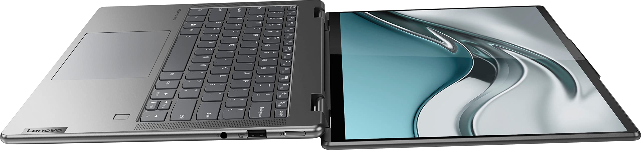 Lenovo Yoga 7i 2-in-1 Laptop, 14" 2.2K Touchscreen, Intel 12th Evo Platform 10-Core i5-1235U, 8GB LPDDR5 RAM, 512GB SSD, Intel Iris Xe Graphics, Thunderbolt, Backlit KB, FP, Win11 H, W/Stylus Pen