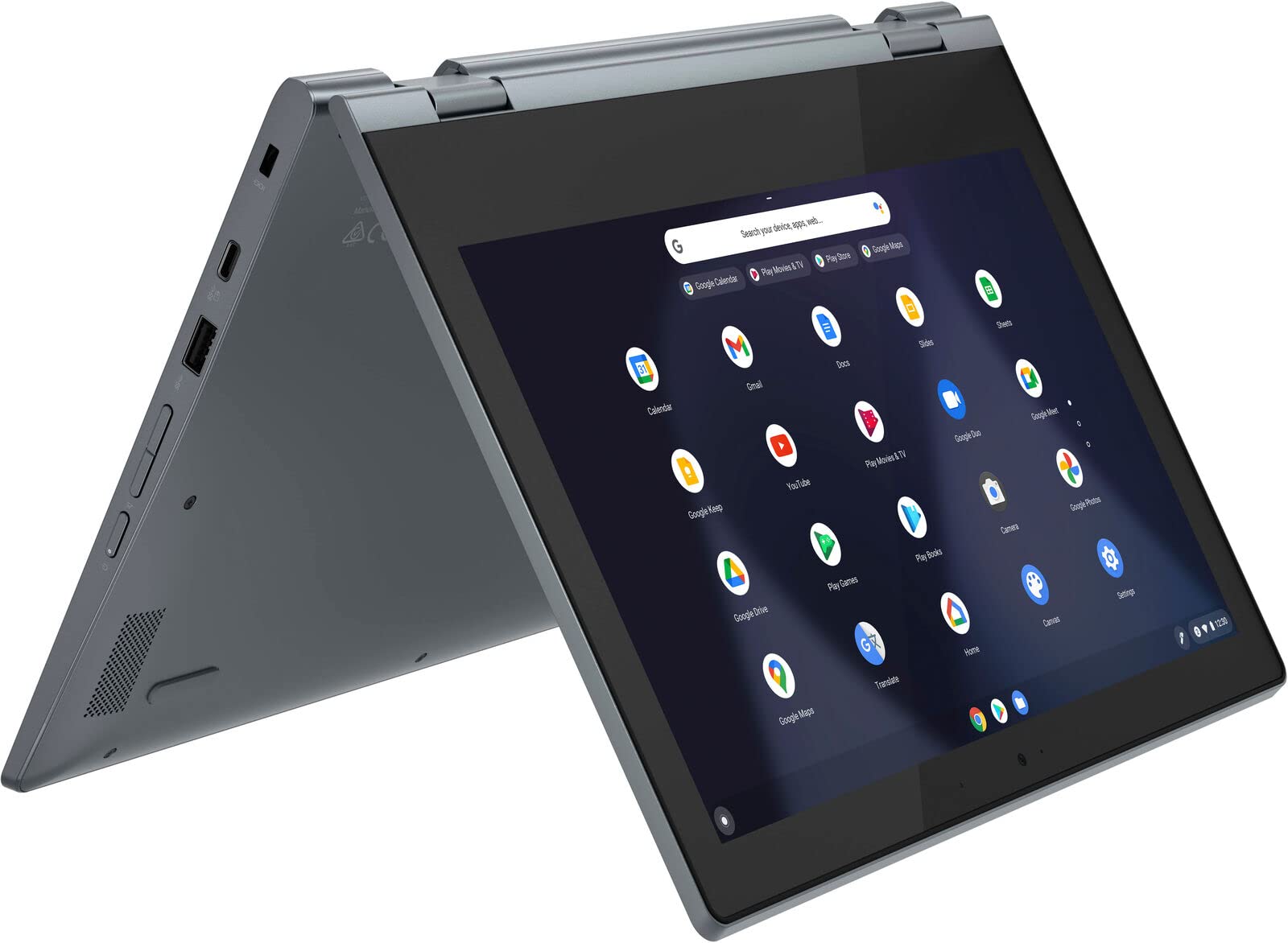 Lenovo Flex 3 2-in-1 Laptop, 11.6" HD (1366 x 768) Touchscreen, Intel Celeron N4020, 4 GB LPRAM Ram, 64 GB eMMC SSD Storage, Intel UHD Graphics 600, Webcam, Chrome OS 64 bit (Renewed)