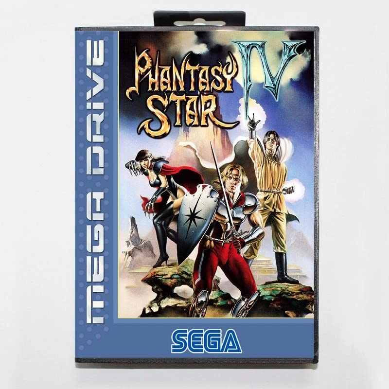 Phantasy Star 4 -For 16 Bit SEGA Video Game Memory Card For Sega Mega Drive For Genesis Card With Retail Box ( JAP SHELL )