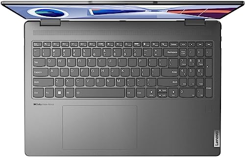 Lenovo Yoga 7i 2-in-1 16" WUXGA Touchscreen Laptop, Intel Core i5-1335U, 8GB RAM, 512GB SSD, Backlit Keyboard, Fingerprint Reader, Windows 11 Home, Storm Grey