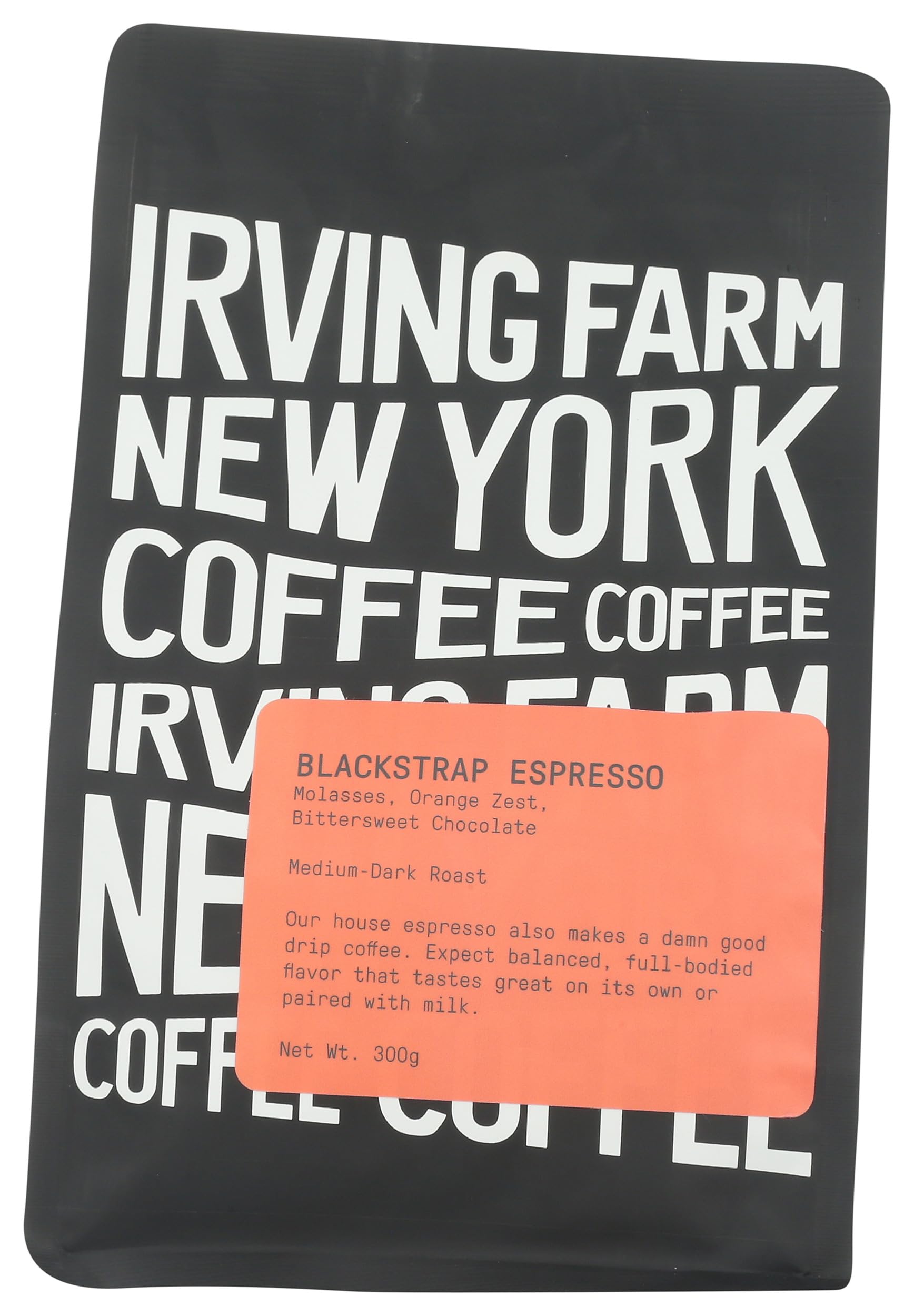 IRVING FARM COFFEE Blackstrap Espresso Coffee, 300 GR