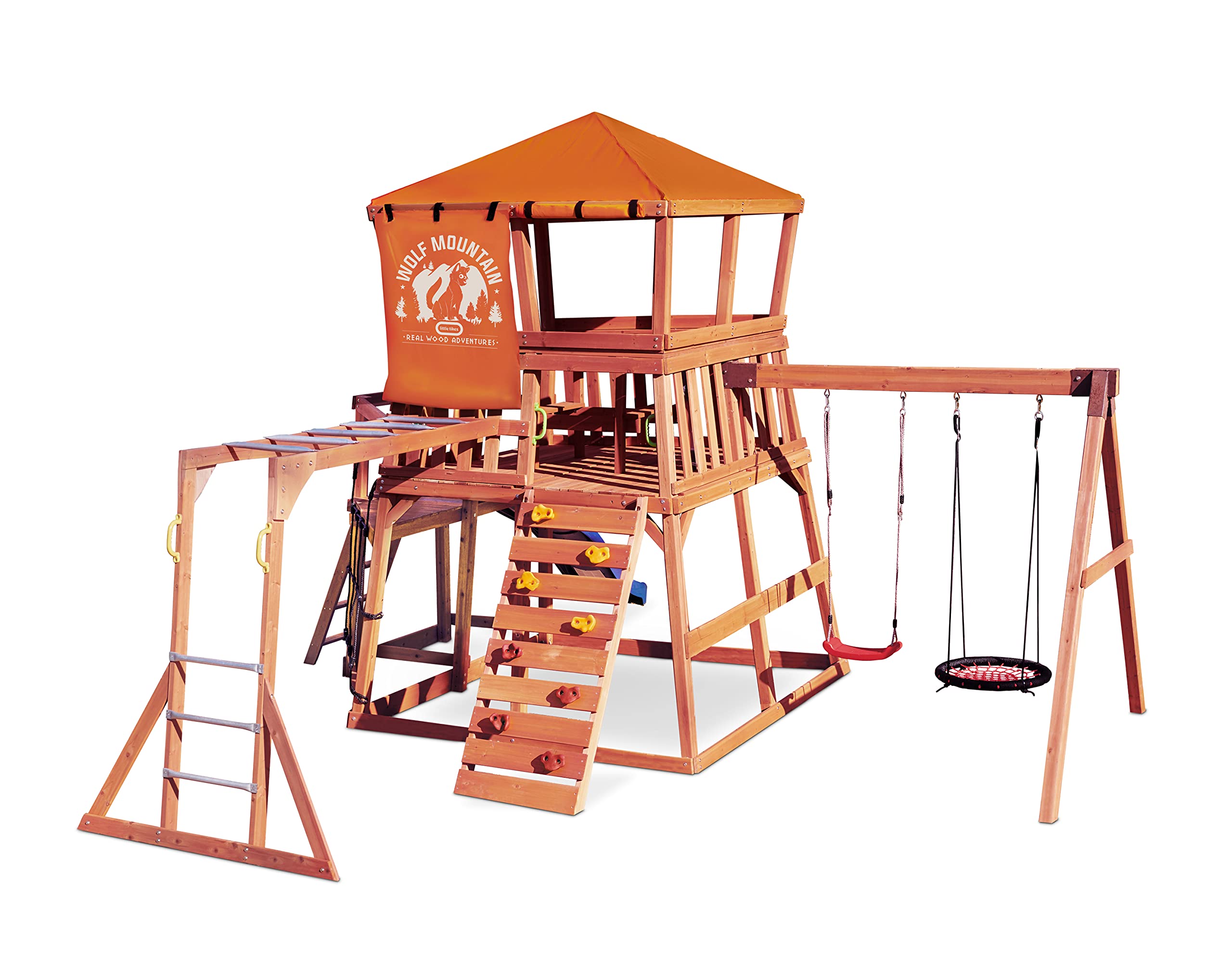 Little Tikes Real Wood Adventures Wolf Mountain Outdoor Playset