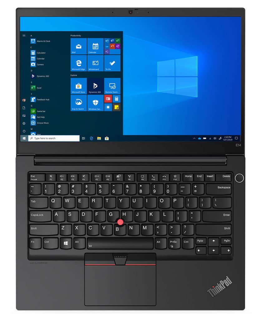 Lenovo ThinkPad E14 Gen 2 Business Laptop 14.0" Touchscre (Intel i7-1165G7, 16GB RAM, 512GB SSD, Fingerprint, Thunderbolt 4, WiFi 6, Bluetooth 5.1, HD Webcam, Win 11 Pro) w/DKZ Hub