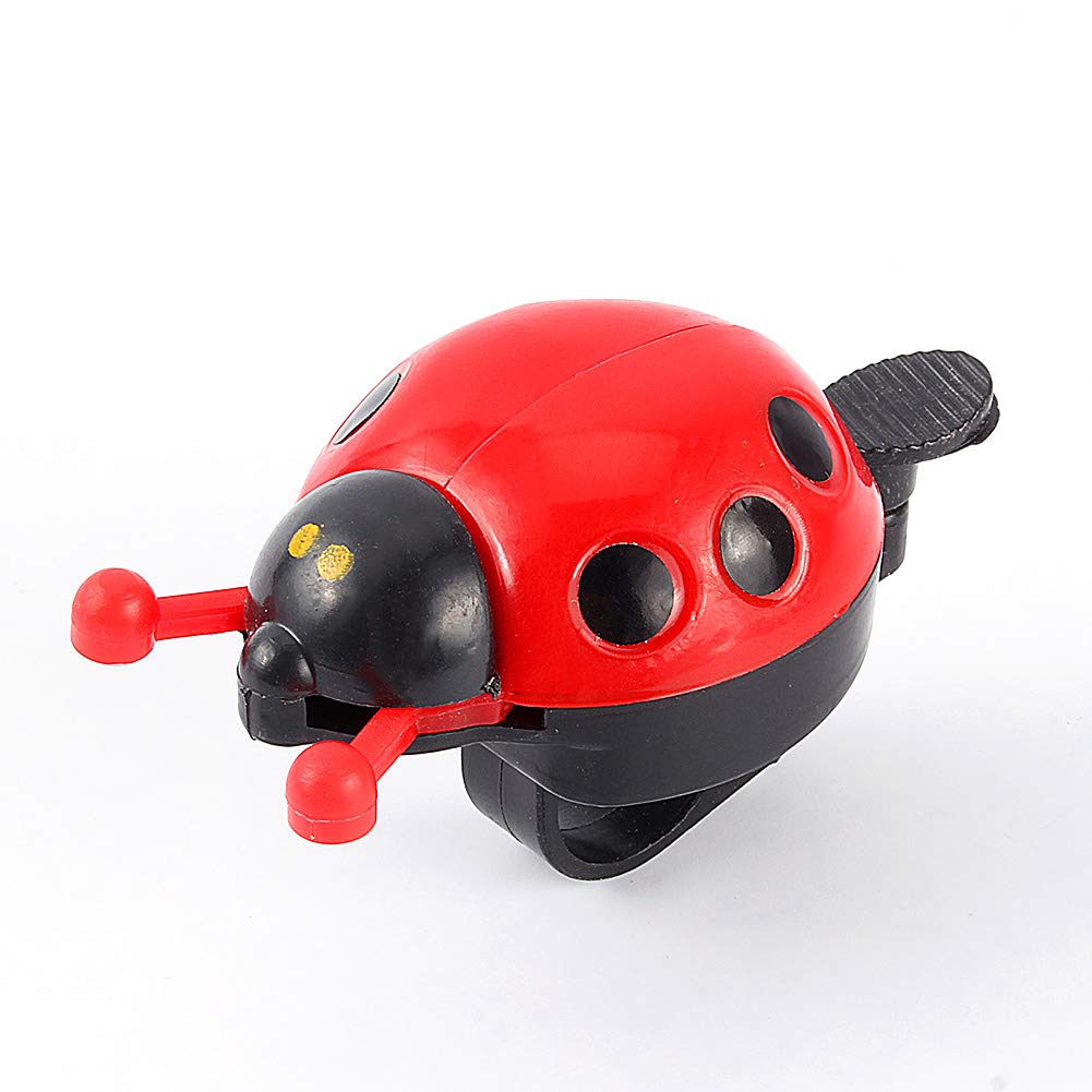 Ladybug Bike Bell, Clear Loud Sound Bell Ring Warning Bell for Children Toddler Outdoor Fun