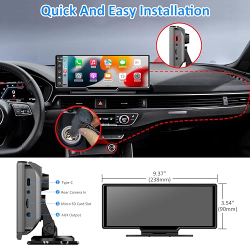 JATAZA Wireless Carplay Screen