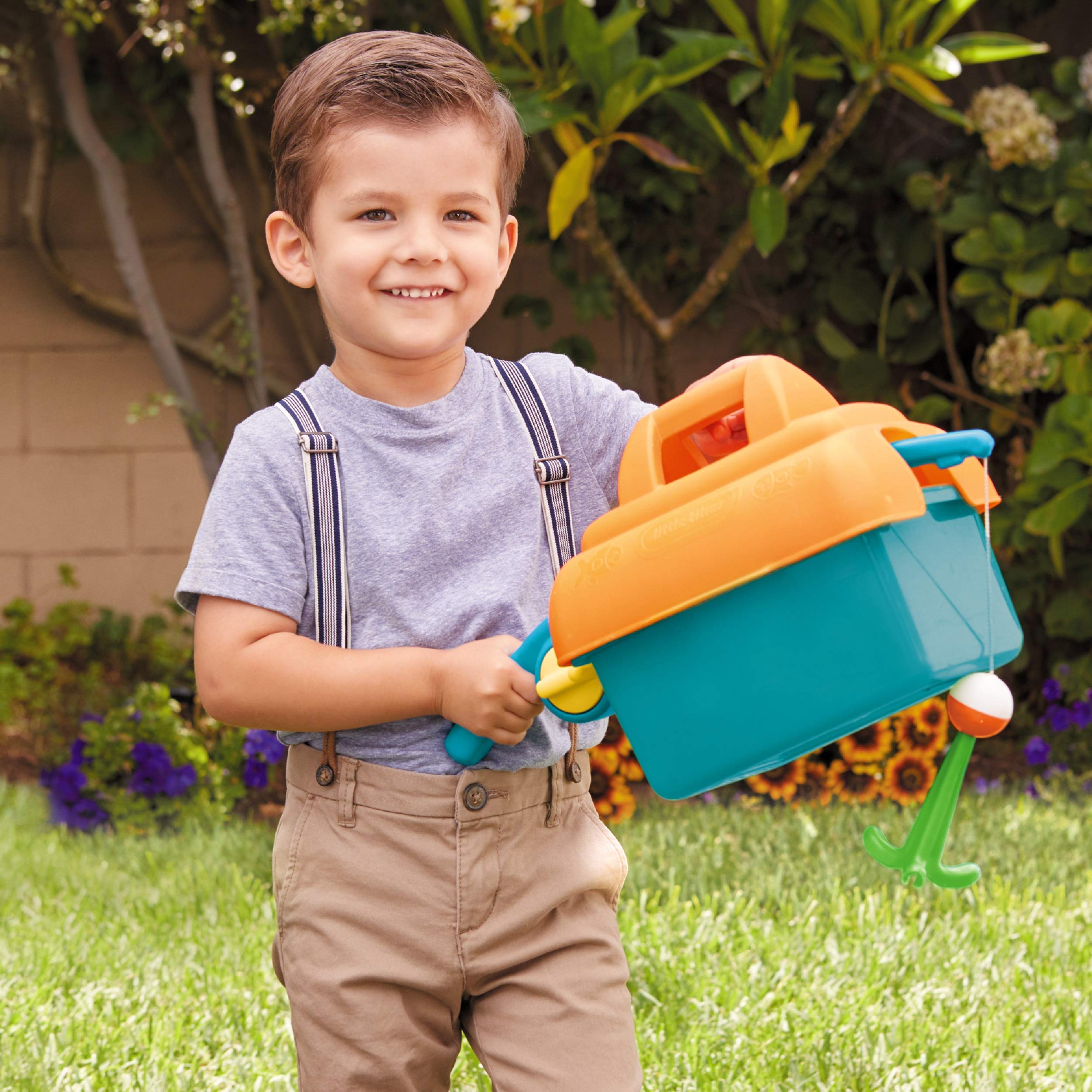 Little Tikes Cast & Count Multicolored Fishing Set Game Toy for Preschool Kids