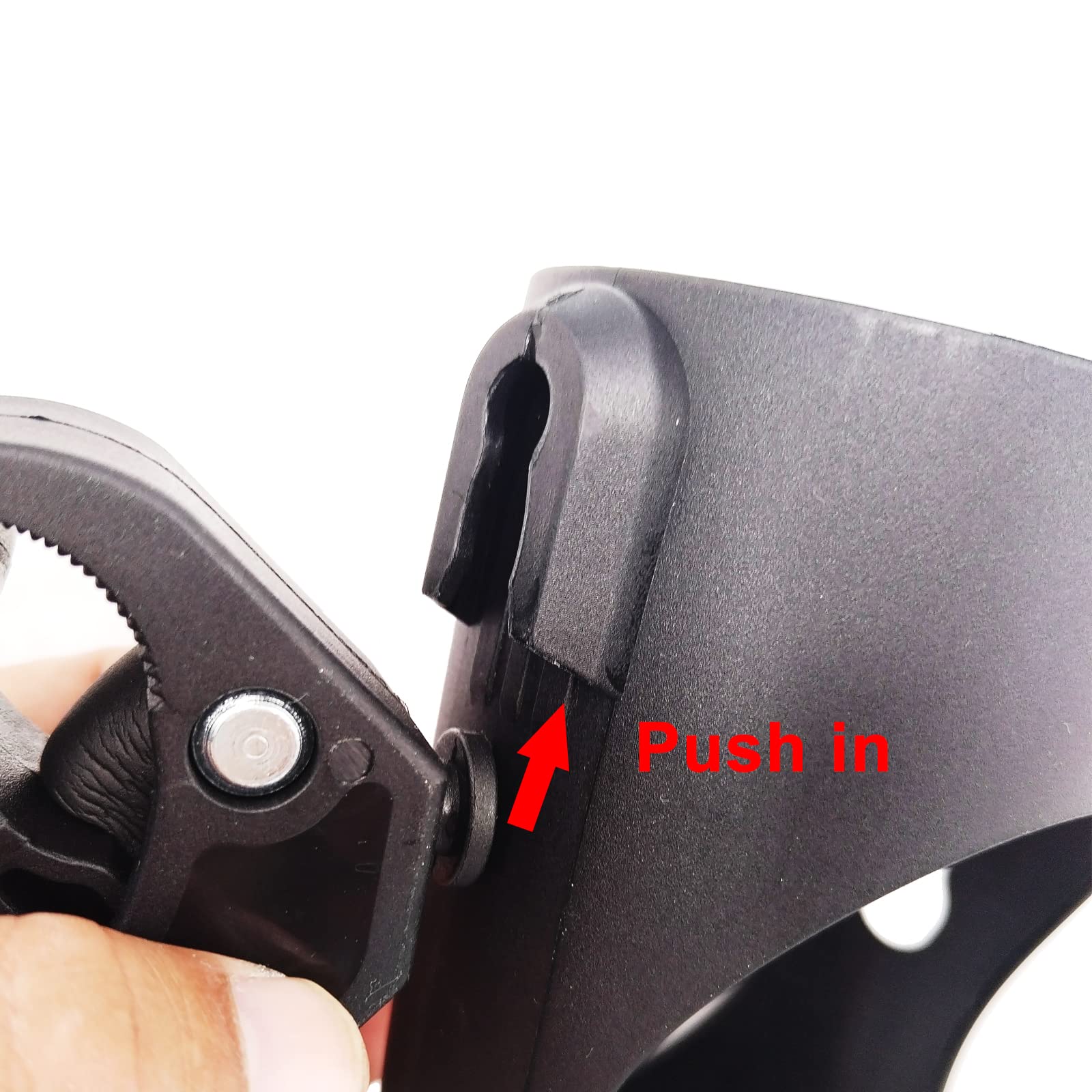 Stroller Cup Bottle Mug Holder Universal Holder for Stroller,Bike,Wheelchair,Walker,Scooter,Black Rotatable and Adjustable Clamp(DJ-902-L9W9H14)