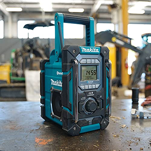 Makita XRM10 18V LXT® / 12V max CXT® Lithium-Ion Cordless Bluetooth® Job Site Charger/Radio, Tool Only