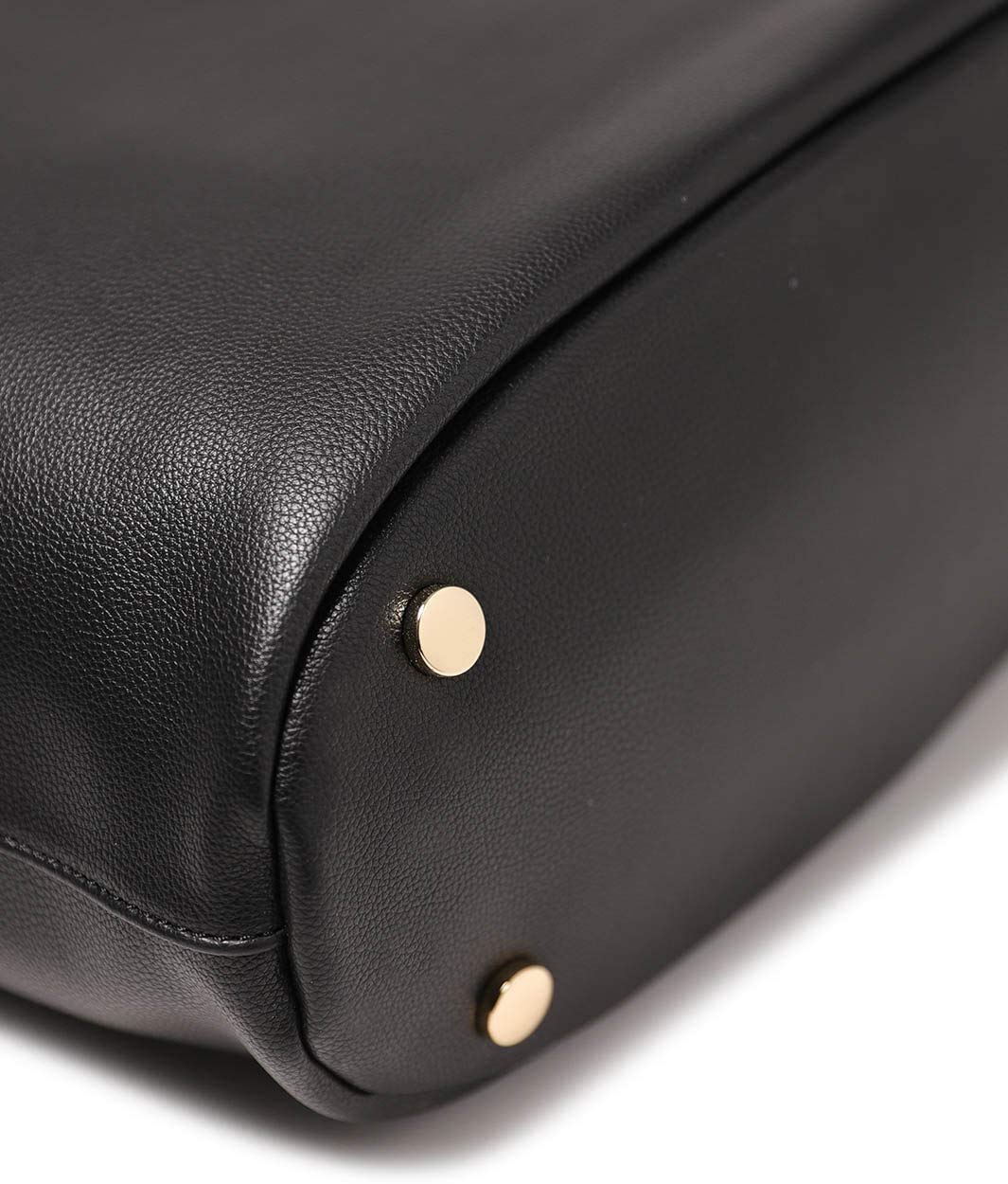 Little Unicorn Citywalk Tote – Diaper, Work, Travel Bag with Changing Pad - Premium Vegan Leather – 6 Interior Pockets – Wipes Clean Inside & Out (Black)