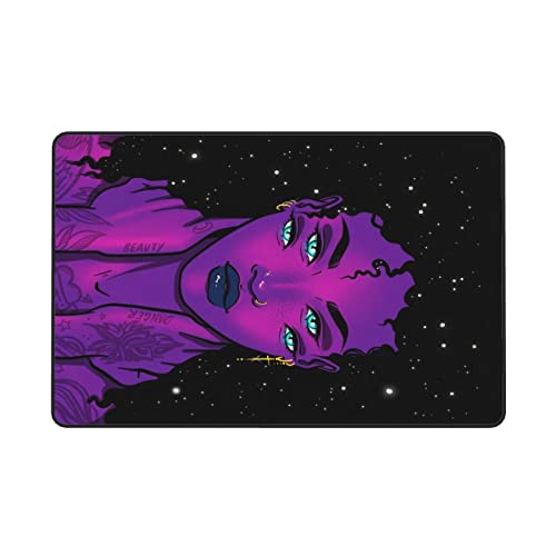 YUXIXI Non-Slip Area Rugs Home Decor Ghost Girl from Outer Space Floor Mat Living Room Bedroom Carpets Doormats 60 X 39 Inches