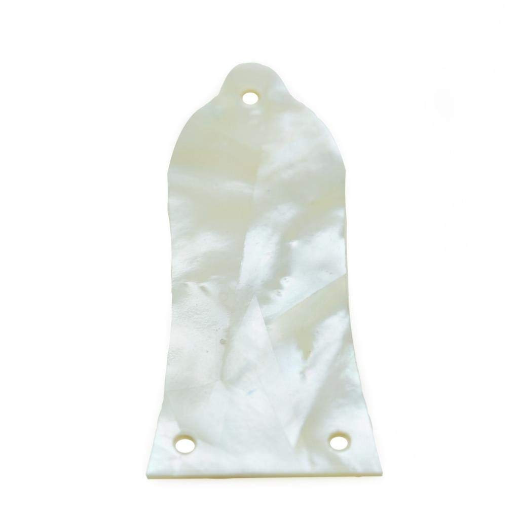 KAISH Pure CUSTOM Made White Pearl Guitar Truss Rod Cover with 3 Hole for Epi LP Les Paul