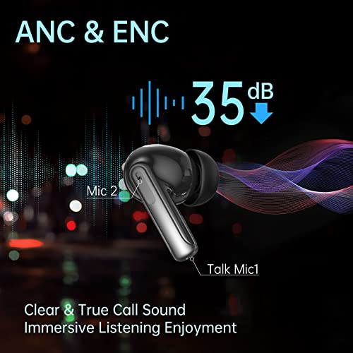 Wireless Earbuds Bluetooth 5.3, Noise Cancelling Earbuds Bluetooth Headphones, LED Power Display with Mic in-Ear Ear Buds with Charging Case Wireless Earbuds for iPhone/Samsung/Android Phone Earpods