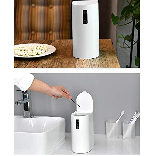 TKFDC Home Intelligent Automatic Induction Electric Rubbish Trash Can Smart Waste Bins Garbage Can Touchless Mini Trash Can