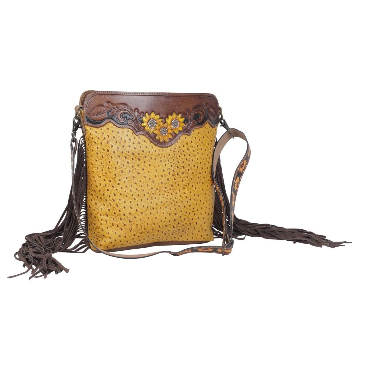 Myra Bag Drops Of Sun Hand-Tooled Bag S-4766