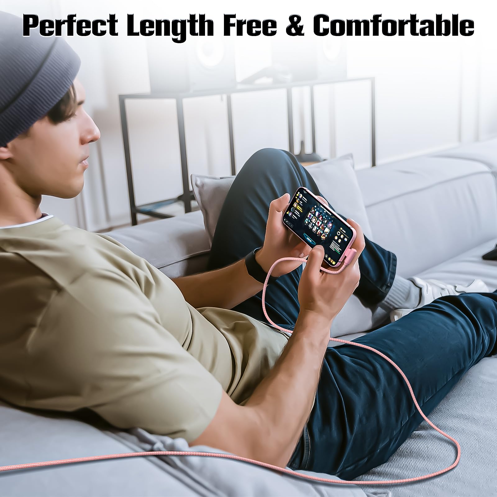 iPhone Charger 6 FT [Apple MFi Certified] 3 Pack 90 Degree Lightning Cable Nylon Braided iPhone Cable Fast Charging Cord Compatible with iPhone 14 13 12 11 Pro Max XR XS X 8 7 6 Plus SE and More