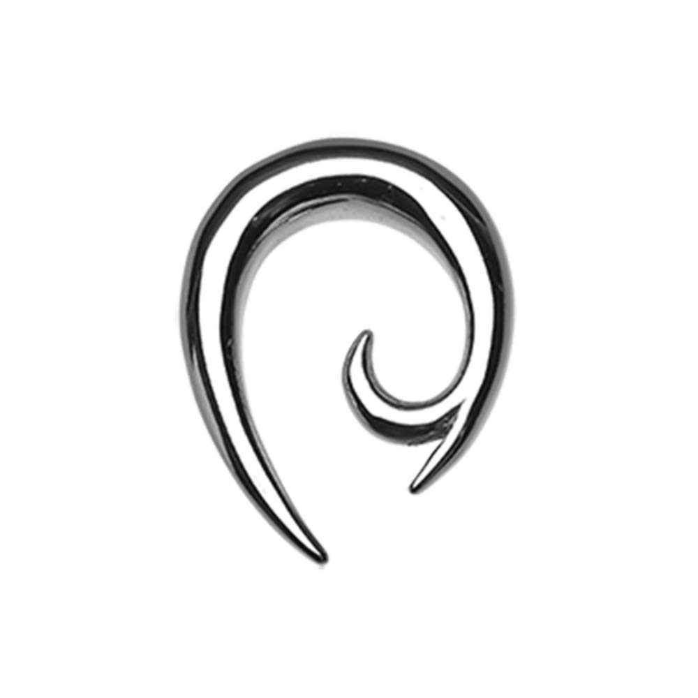 Ivy Hook Steel Spiral Ear Gauge Hanging WildKlass Taper (8 GA (3.2mm))
