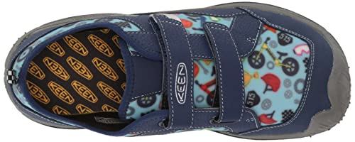 KEEN Speed Hound Durable Comfortable Easy On High Traction Sneakers, Blue Depths/Black, 10 US Unisex Little Kid