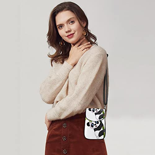 Small Crossbody Bag Panda Cell Phone Purse Wallet