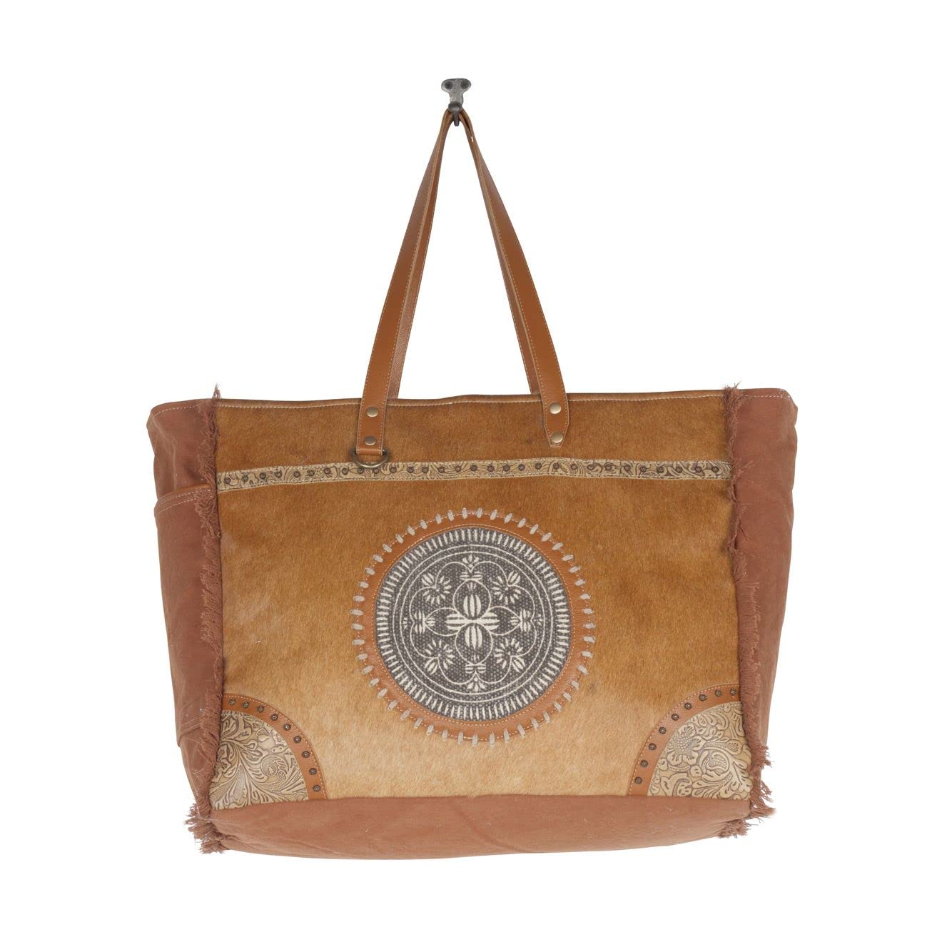 Myra Bag Woodsy Canvas & Hairon Bag S-4391