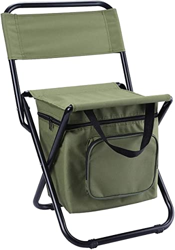 NC Fishing Chair Outdoor Folding Chair with Cooler Bag