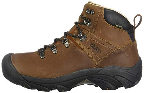 KEEN Men's Pyrenees Mid Height Waterproof Hiking Boots, Syrup, 12