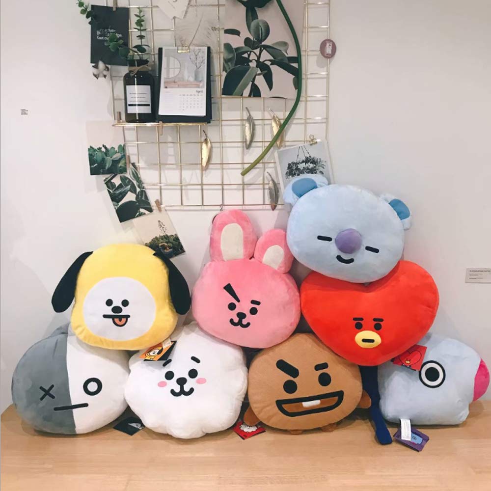 Lerion Pillow Doll Plush Small Plush Puppets Toy Bangtan Boys Throw Pillow Cushion,11.8 Inches (Rj)
