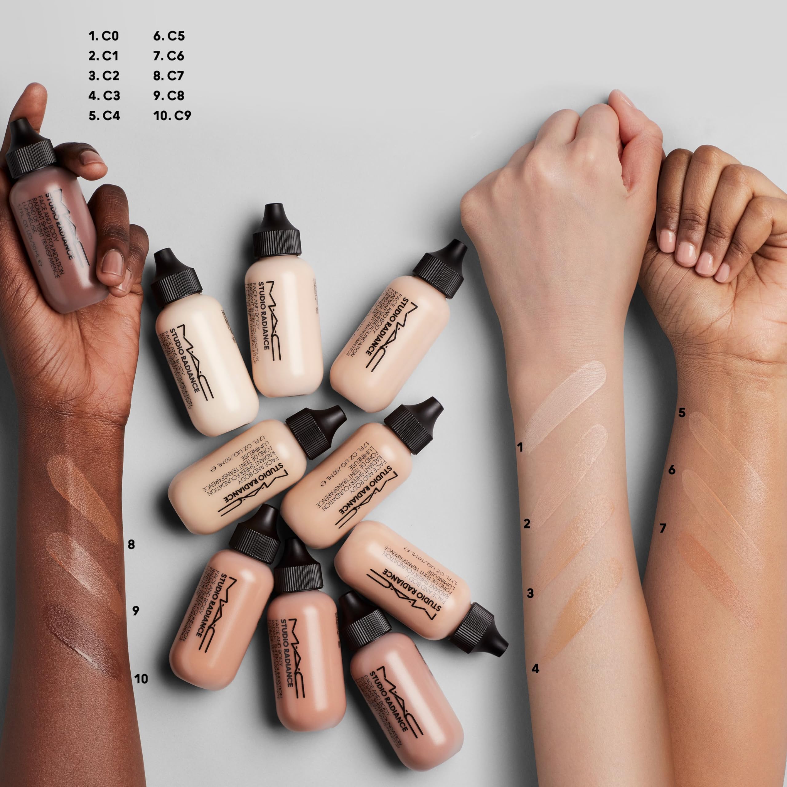 M.A.C Studio Radiance Face And Body Radiant Sheer Foundation C4, 1.7 Ounce