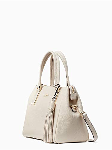 Kate Spade New York Naomi Small Leather Satchel Crossbody Shoulder Bag, Soft Limestone