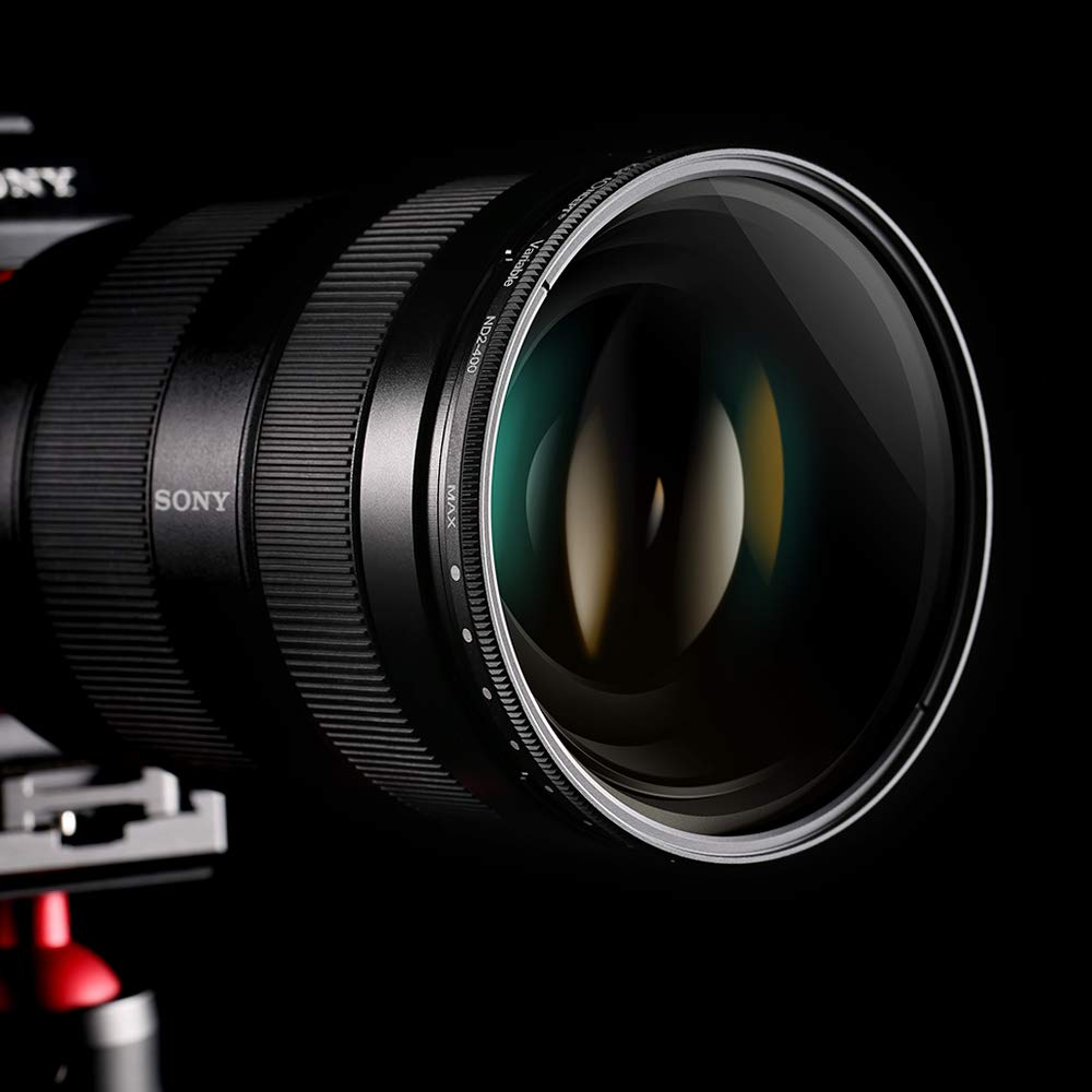 K&F Concept 55mm ND Fader Variable Neutral Density Adjustable ND Filter ND2 to ND400 (55mm ND 2-400)