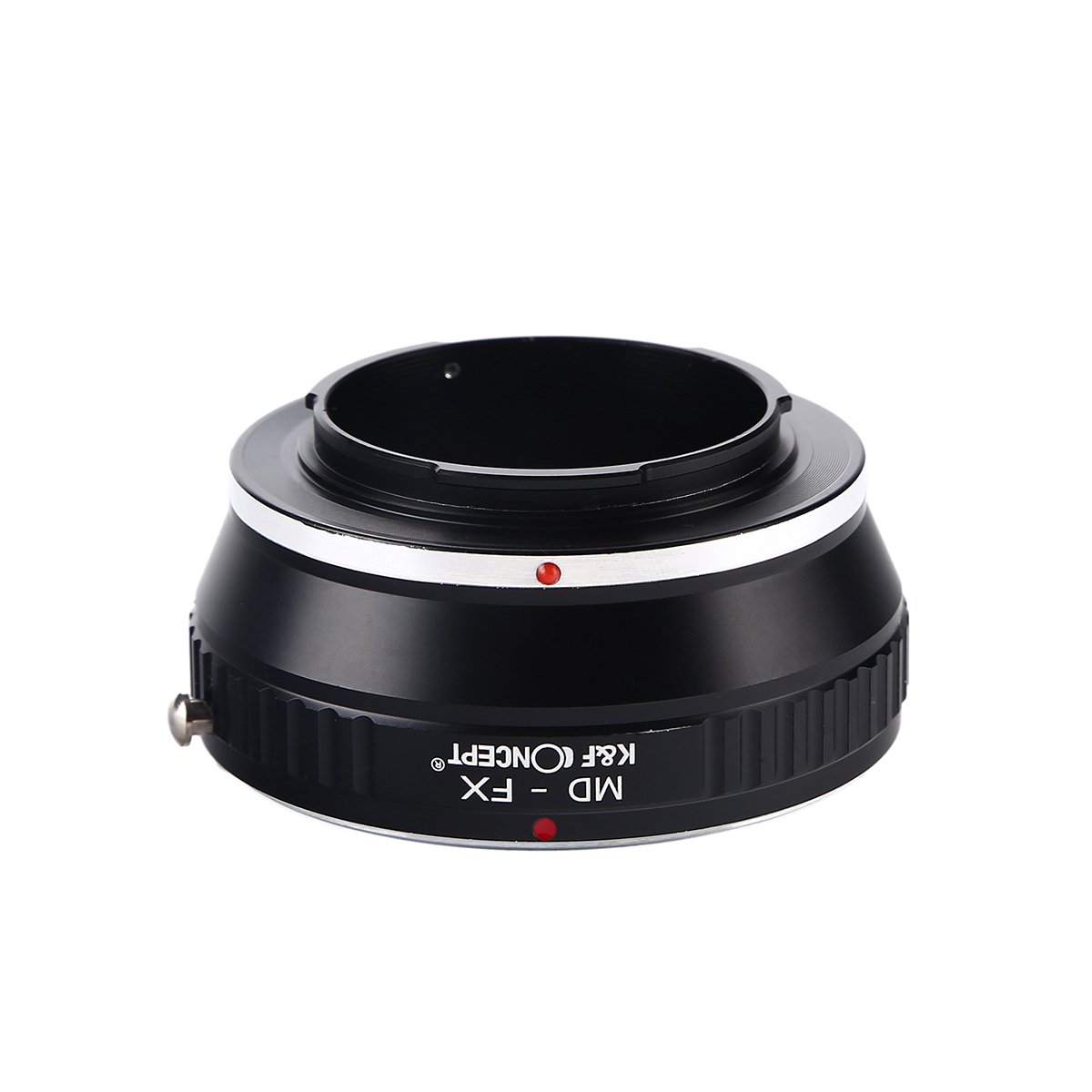K&F Concept Lens Adapter - fits FUJIFILM - X (FX) Mount Cameras for Minolta MD Mount Lenses + Lens Cleaning Cloth