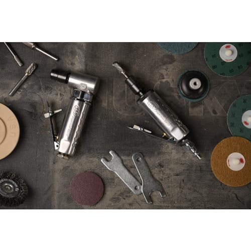 Ingersoll Rand 301B Air Angle Die Grinder, 21,000 RPM, 0.25 HP, 1/4" Collet, Front Exhaust