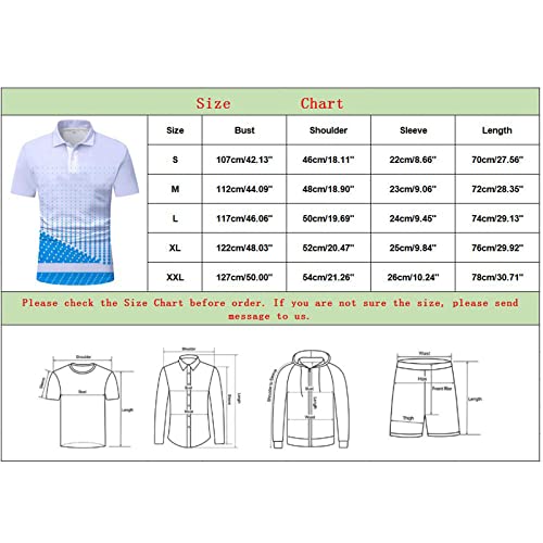 Men's Shirts Short Sleeve Business Polo Shirts for Men Athletic Short Sleeve Patterned Polo Shirts Funny