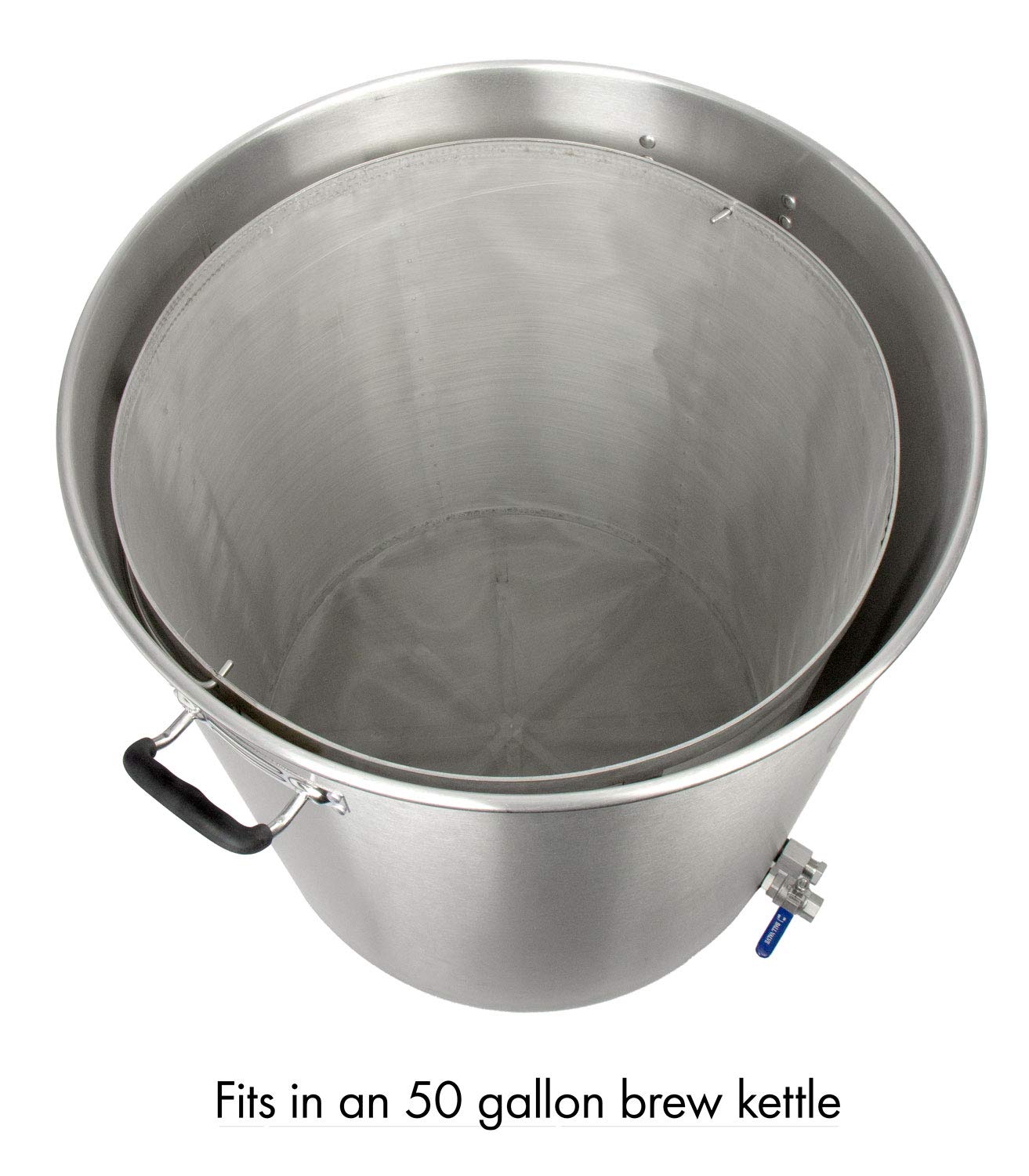 Kegco Coffee Filter Basket, 50 Gallon, Stainless Steel