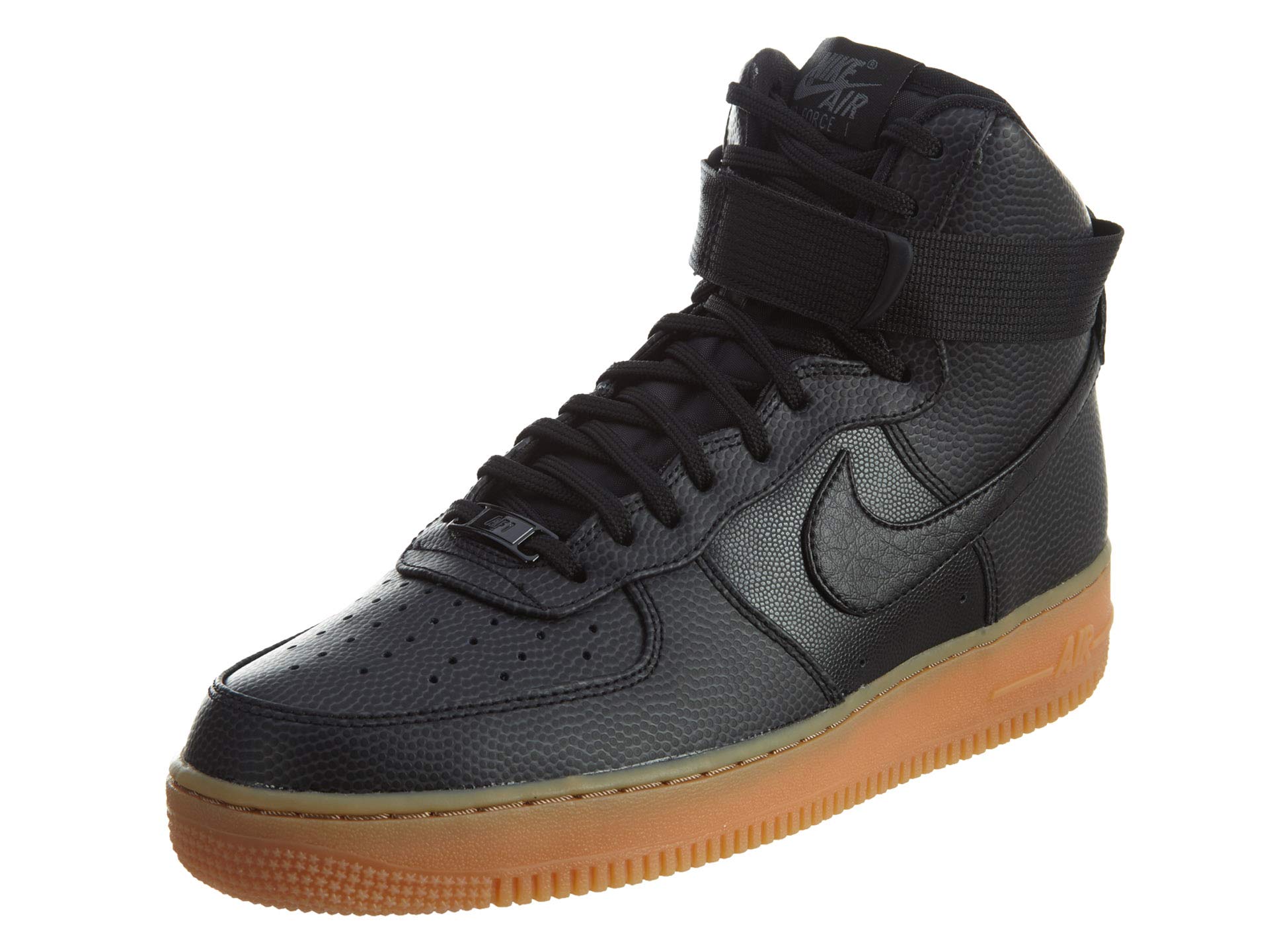 NIKE Air Force 1 Hi Women US 12 Black Basketball Shoe