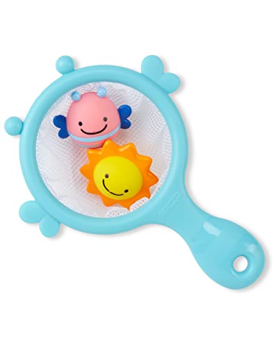 Skip Hop Baby Bath Toy Filled Bucket, Bath Toy & Bucket Gift Set, Grey