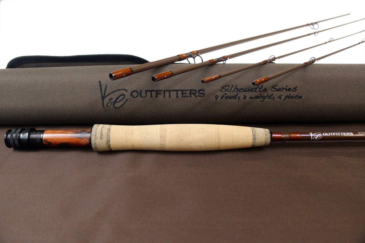K&E Outfitters Silhouette Series Fly Fishing Rod (5 Weight)