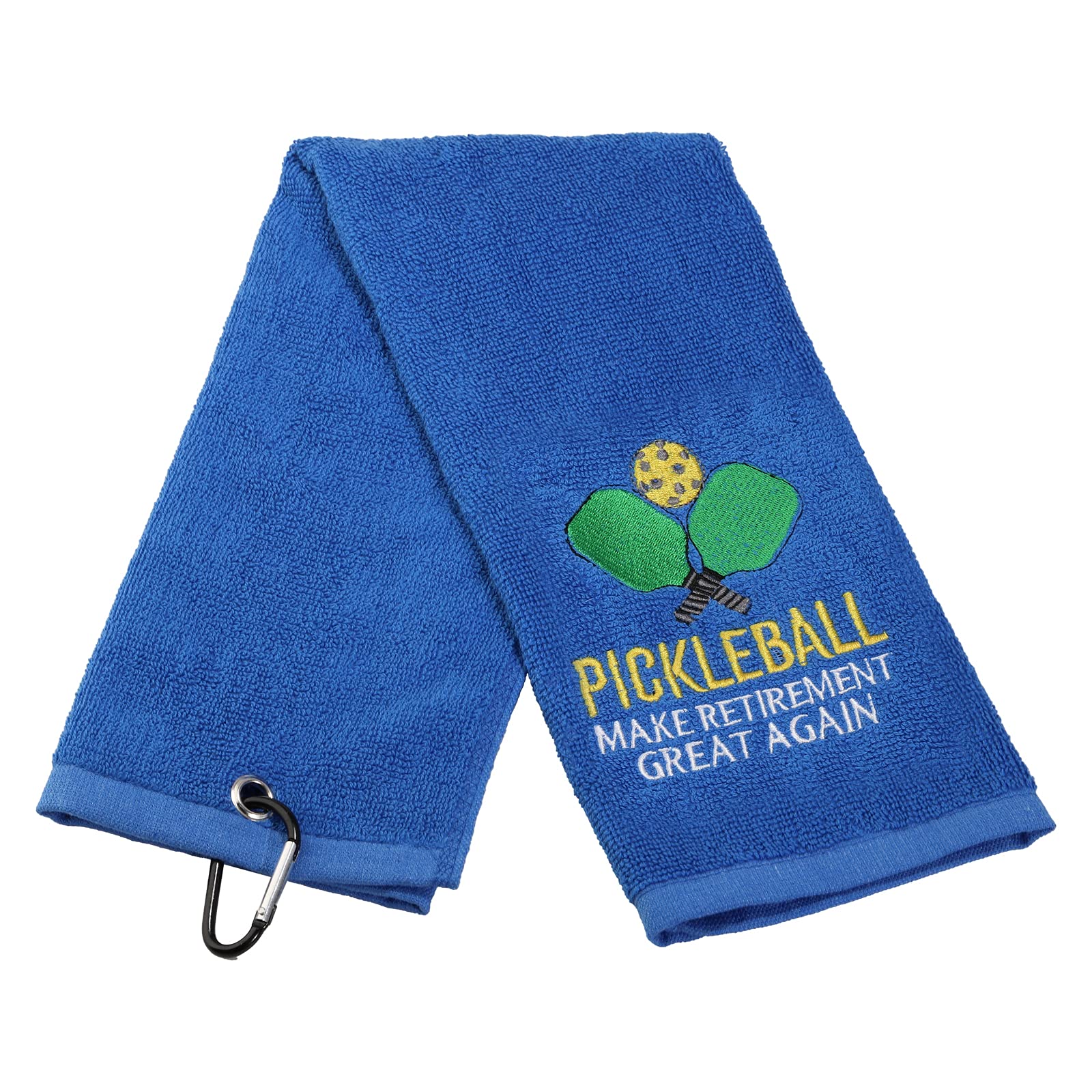 LEVLO Pickleball Sports Lovers Gift Pickleball Make Retirement Great Again Towels for Pickleball Lovers Gifts (PICKLEBALL MAKE RETIREMENT GREAT AGAIN)
