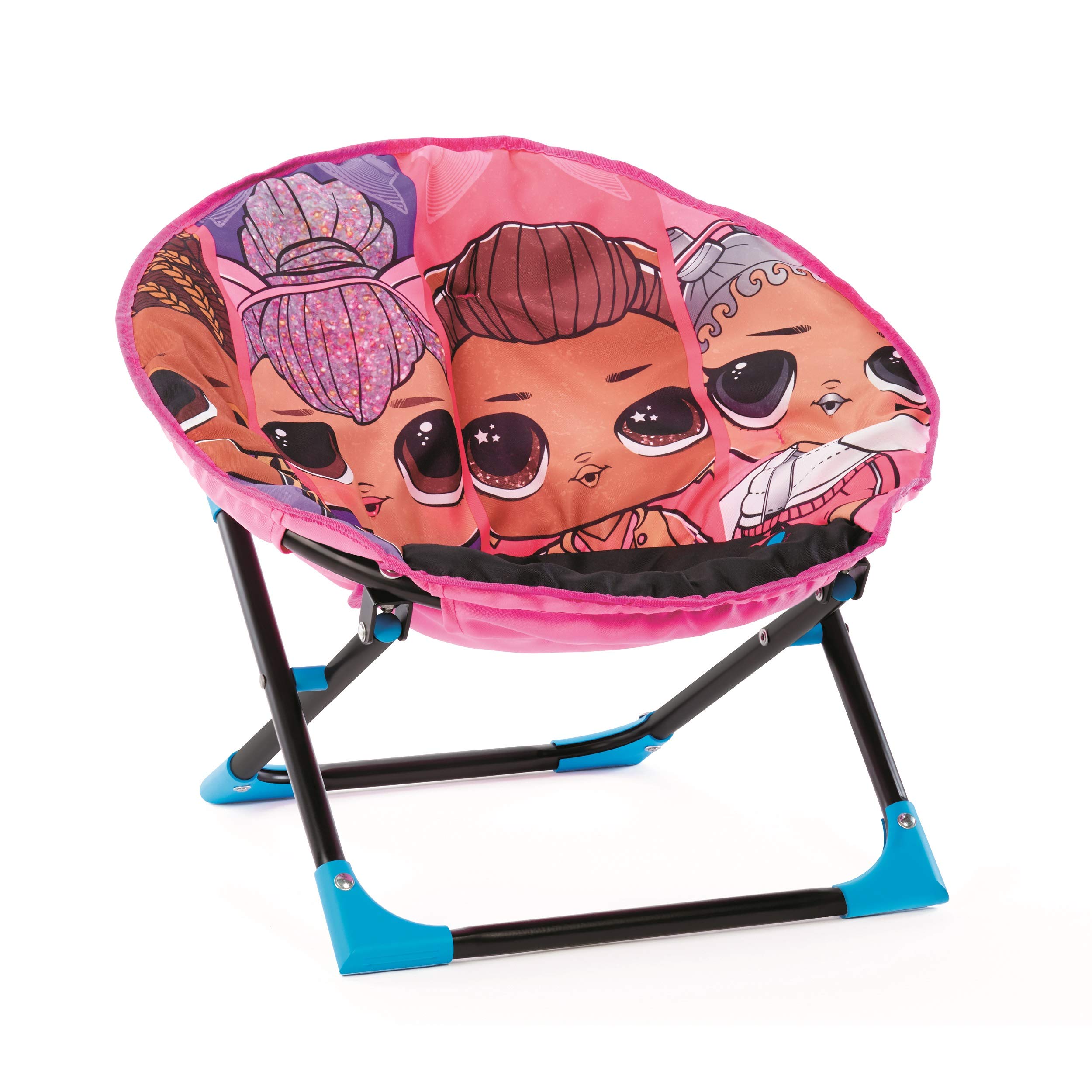 L.O.L. Surprise! Remix Plush, Folding Moon Chair for Kids