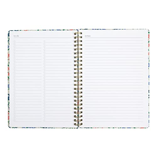 Letts Spring Valley Weekly/Monthly Planner, 12 Months, January to December, 2024, Wiro Binding, A5 Size, 8.25" x 5.875", Multilingual, Mint (C082377-24)