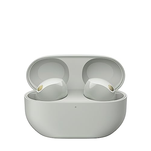 Sony WF-1000XM5 The Best Truly Wireless Bluetooth Noise Canceling Earbuds Headphones with Alexa Built in, Silver- New Model