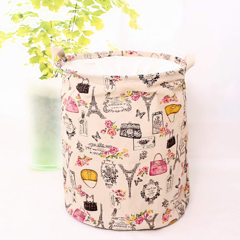 Large Laundry Storage Bin, Canvas Lion Storage Baskets with Handles,Collapsible Laundry Hamper for Household, Boy Gift Baskets,Toy Organizer, Yellow