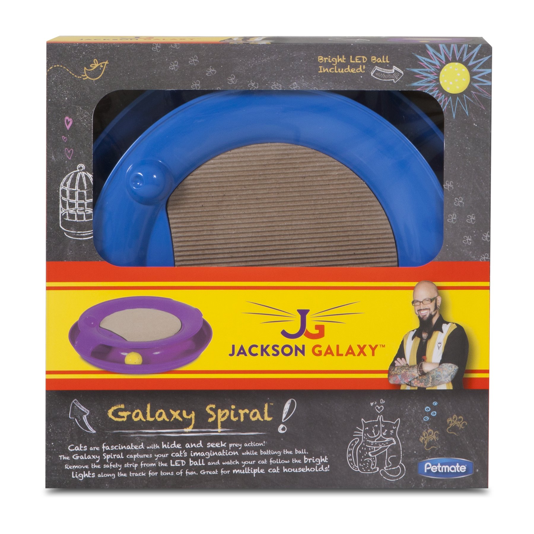 JACKSON GALAXY SPIRAL - ASSORTED COLORS