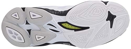 Mizuno womens Wave Lightning Z6 Volleyball Shoe, White/Black, 9.5 US
