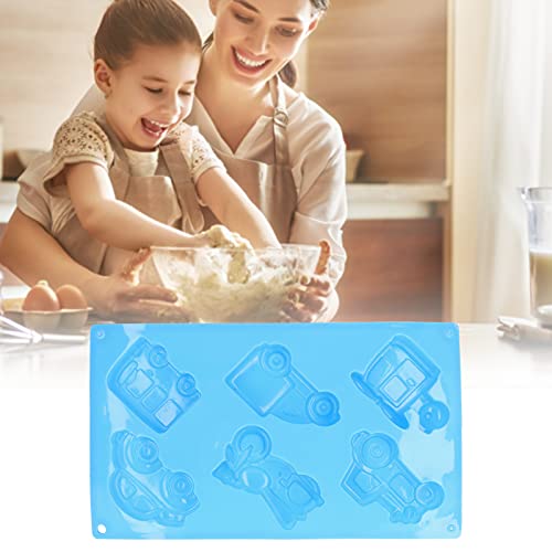 Innovative 6-Grid Vehicle Pattern Mold for Creative Baking and Crafts(Automobile Mold)