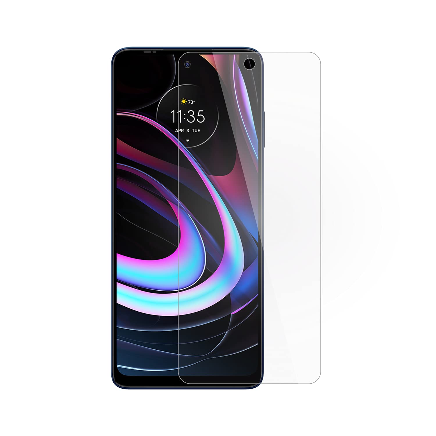 Motorola Moto Edge (2021) / Edge 5G UW Screen Protector- Strong 9H Tempered Glass for scratch and impact protection, anti fingerprints/smudge resistant [NOT for Edge, Edge+ 2020]
