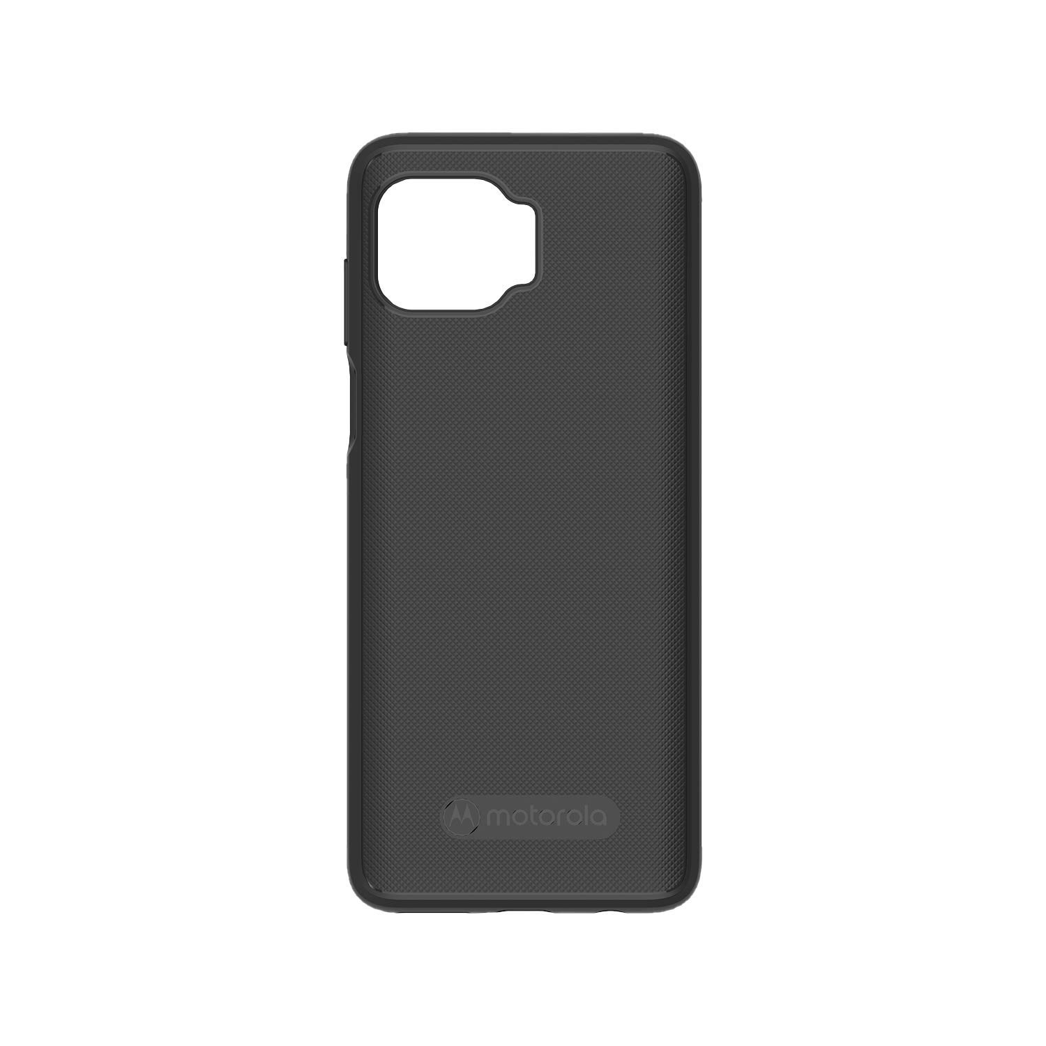 Motorola Moto One 5G, One 5G UW Protective Case- Black - precision fit shock absorbing cases for enhanced phone Grip, style, drop protection for your device