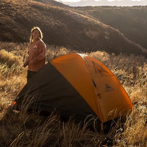 Kelty Grand Mesa 2P Backpacking Tent β 3 Season 2 Man Camping Thru Hiking Shelter, Aluminum Poles, Single Door + Vestibule, 2024 Model (2P)