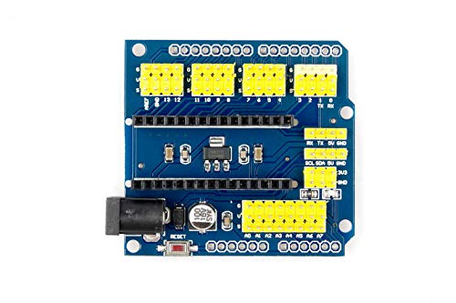 LIVISN Nano IO Expansion Sensor Shield Module for UNO R3 Nano V3.0 Nano Pro Compatible UNO R1 Duemilanove 2009