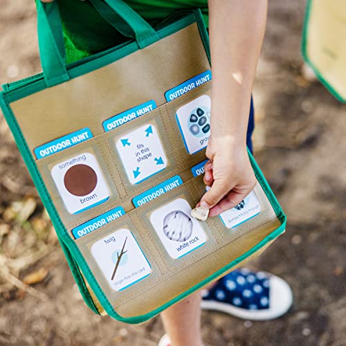 Melissa & Doug Let’s Explore Indoor/Outdoor Scavenger Hunt Play Set – 80 Double-Sided Cards - Activities For Kids, Seek And Find Games, Nature Game Kids Ages 4+